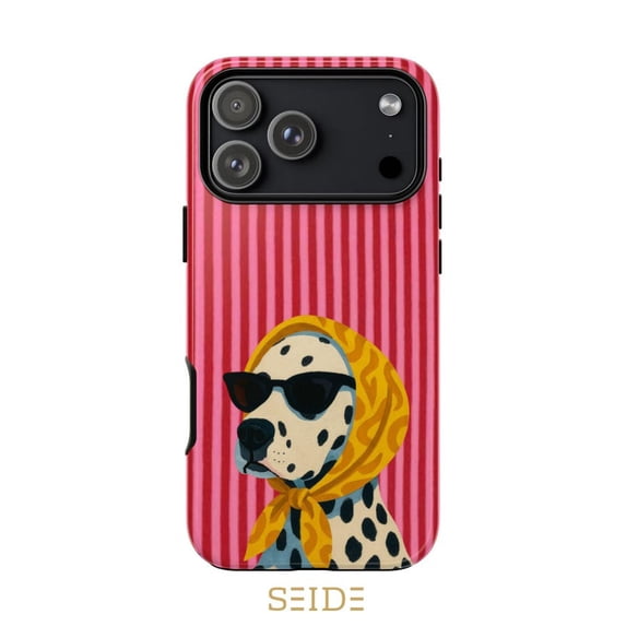 Dalmatian Dog Pattern Phone Case for iPhone 11 12 13 14 15 16 17 Pro ...