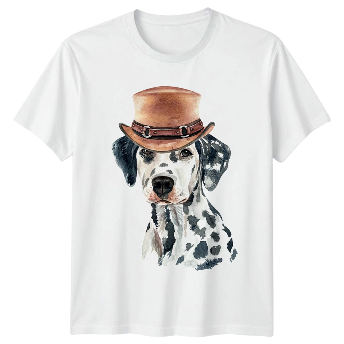 Dalmatian Dog Top Hat Mens T-Shirt Pet Breed Tee All Size S-5XL ...