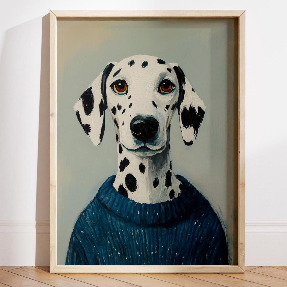Dalmatian Dog Wall Art, Cute Animal Print, Henri Matisse Style Dog ...