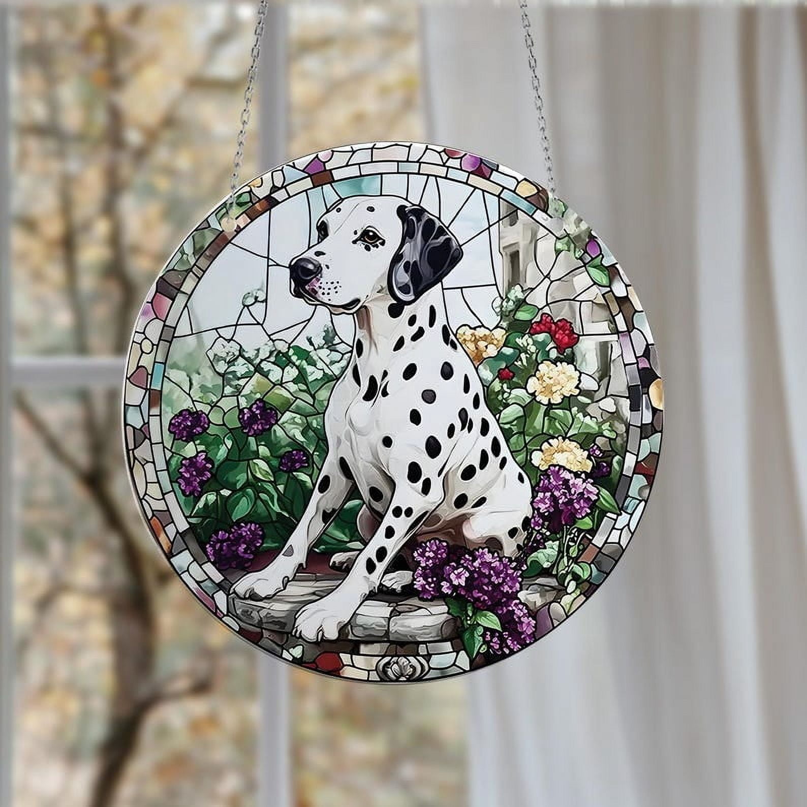 Dalmatian Dog Window Hanging Acrylic Flat 2D - Sun Catcher for Home ...