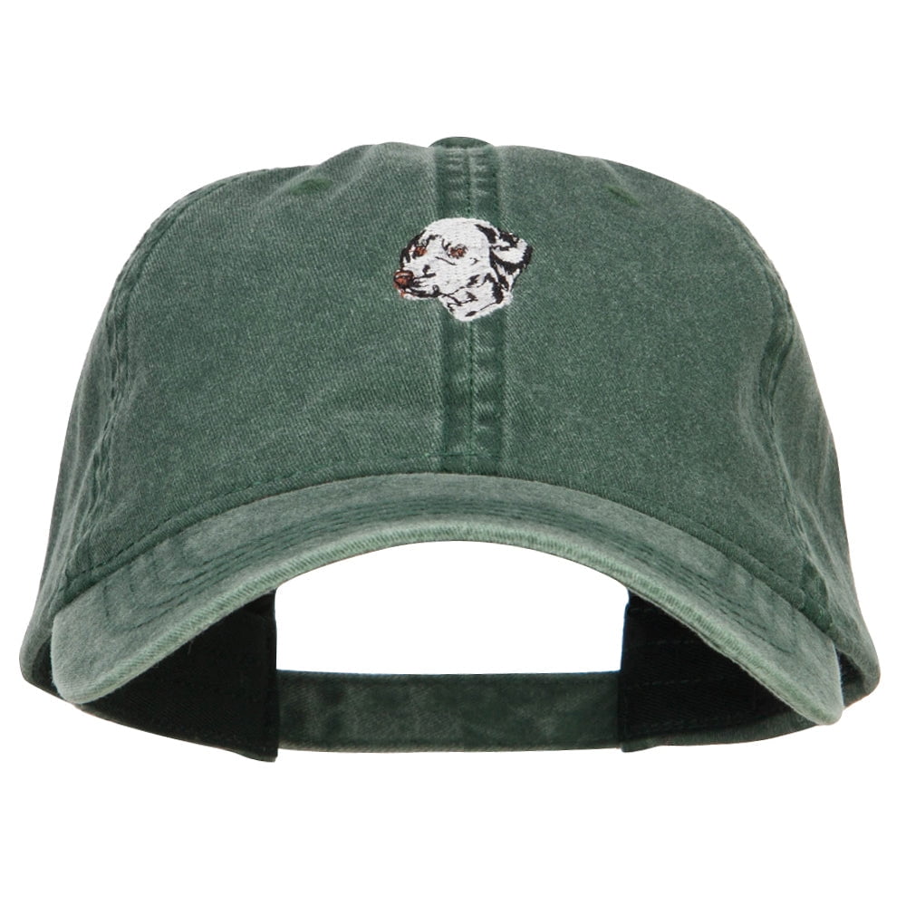 Dalmatian Embroidered Washed Buckled Cap - Dk Green OSFM - Walmart.com