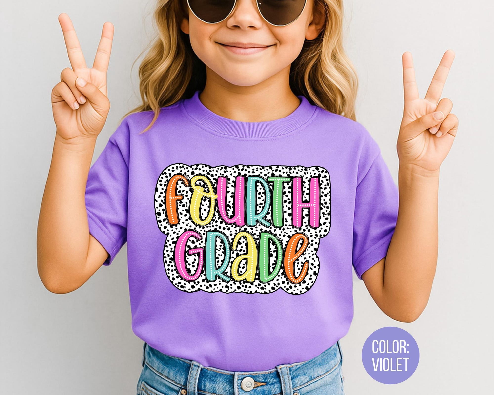 Dalmatian Fourth Grade Shirt Back to School Tee - Walmart.com