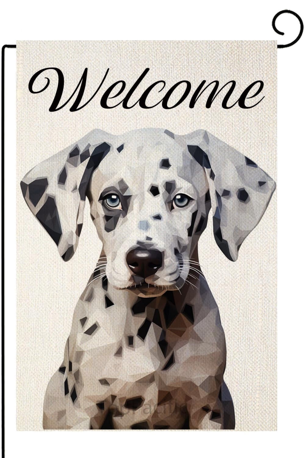 Dalmatian Garden Flag Summer Flag Spring Autumn Welcome Yard Flag Dog ...