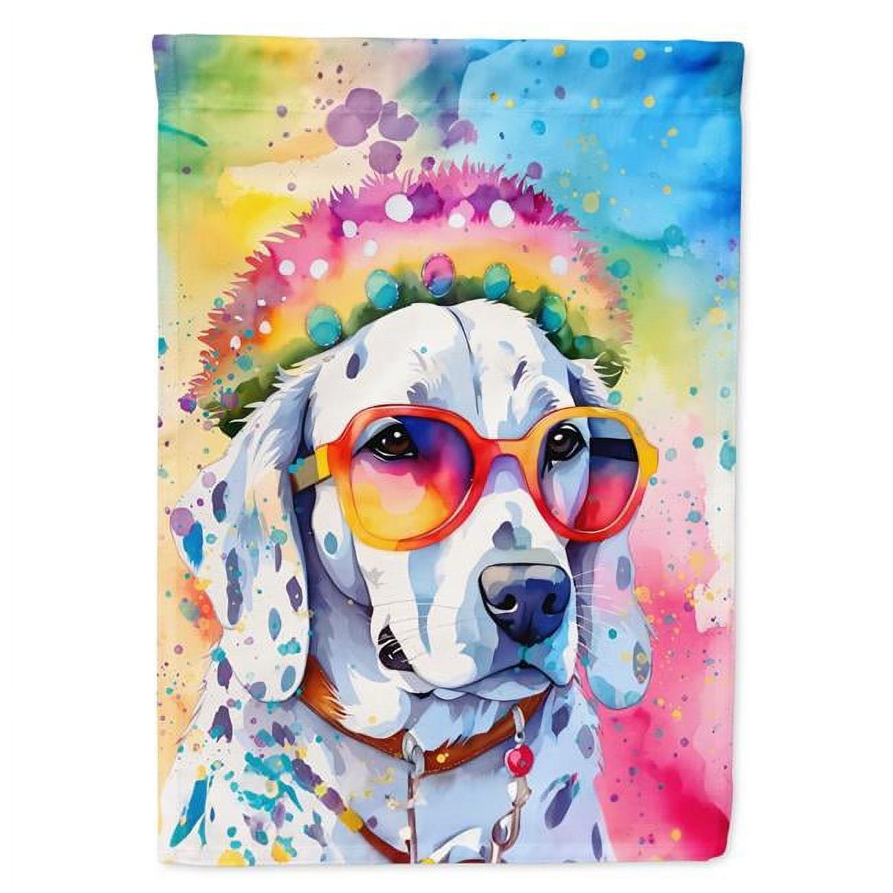 Dalmatian Hippie Dawg Garden Flag 11.25 in x 15.5 in - Walmart.com