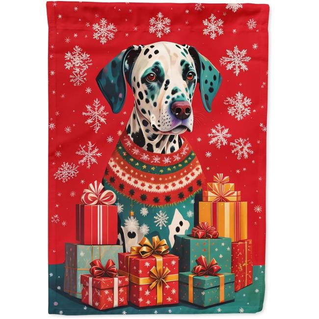 Dalmatian Holiday Christmas House Flag 28 in x 40 in - Walmart.com