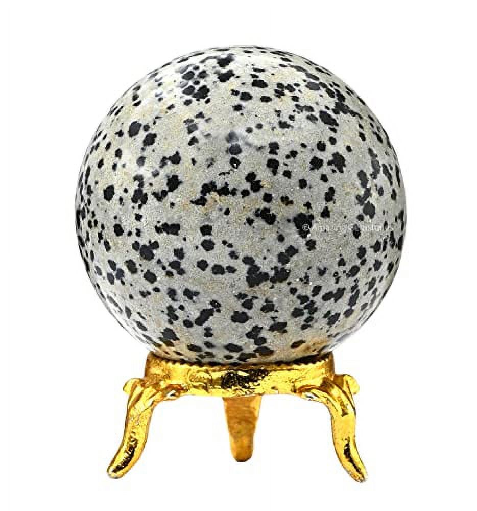 Dalmatian Jasper Crystal Ball Sphere 2" Inches - Walmart.com