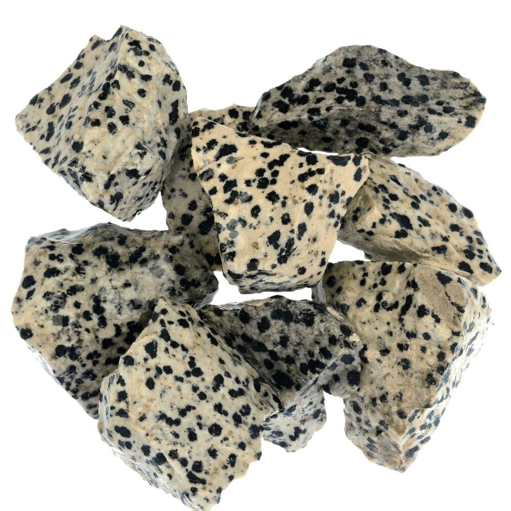 Dalmatian Jasper - Rough Rocks for Tumbling - Dispelling Fear and ...