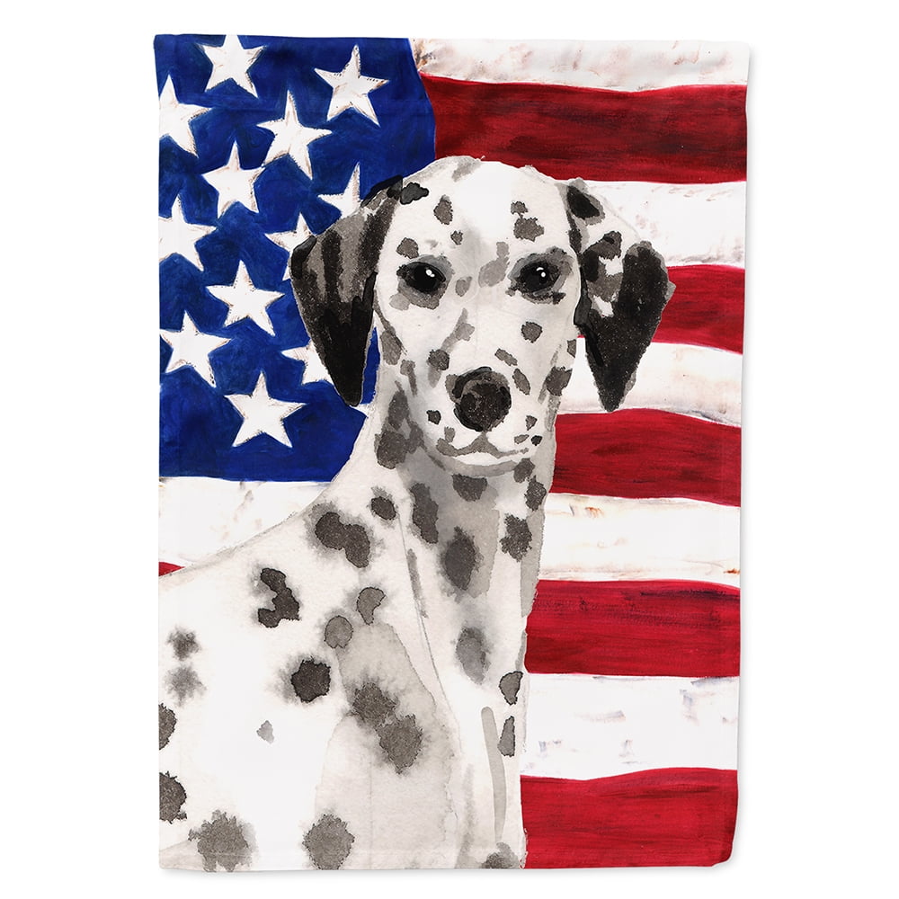 Dalmatian Patriotic Flag Canvas House Size - Walmart.com