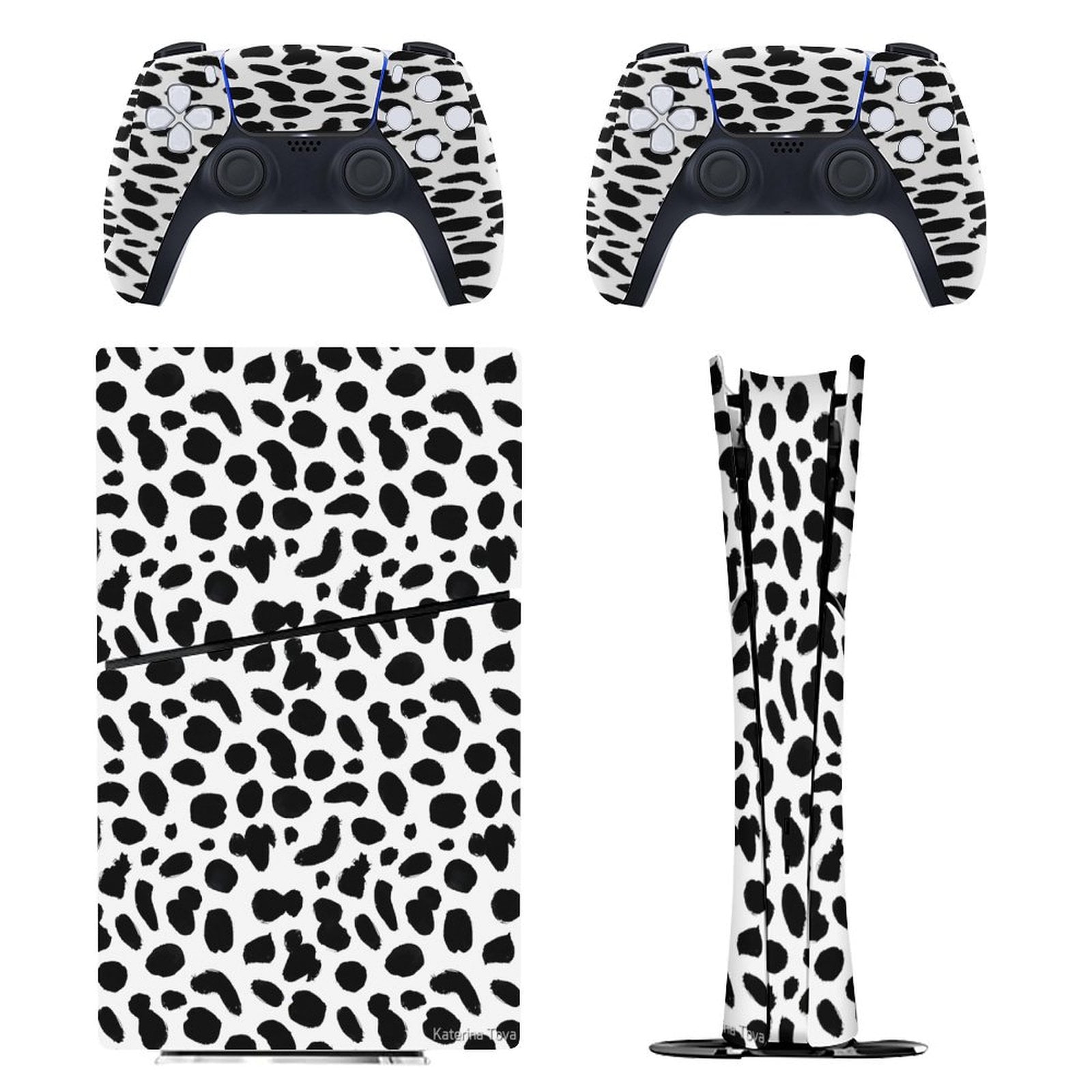 Dalmatian Pattern PS5/PS5 Pro/PS5 Slim Digital Disc Skin Sticker For ...