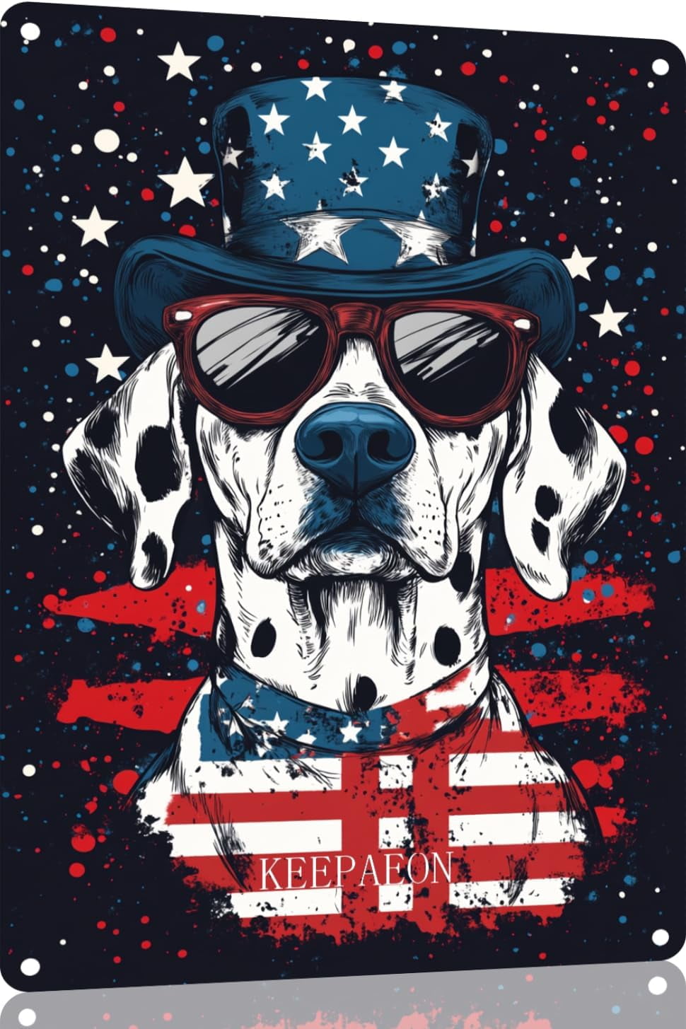 Dalmatian Sign 4th of July Metal Tin Signs Vintage Funny Signs Home ...