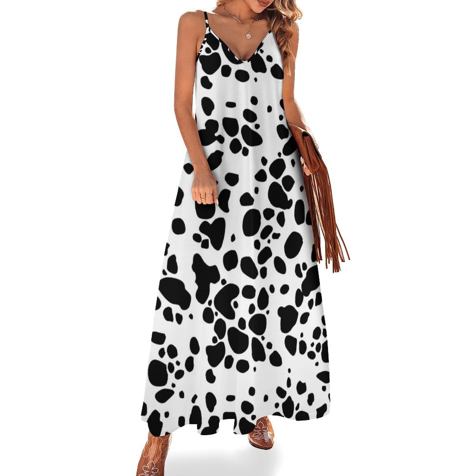 Dalmatian Sleeveless Dress long dresses for women wedding dresses for ...