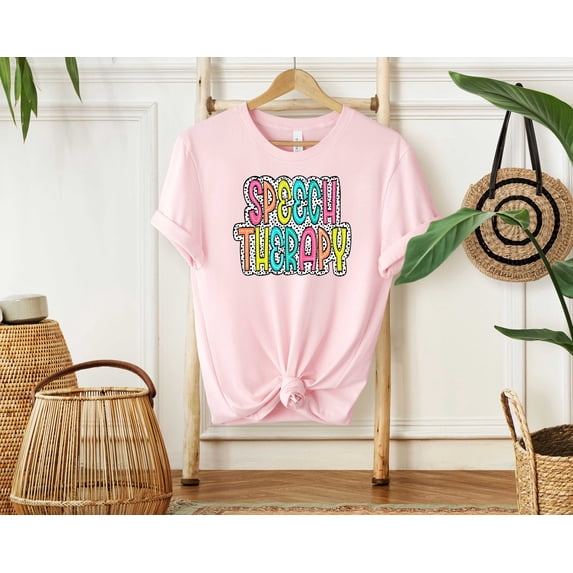 Dalmatian Speech Therapy Shirt, SLP Gifts, Sign Language T-shirt ...