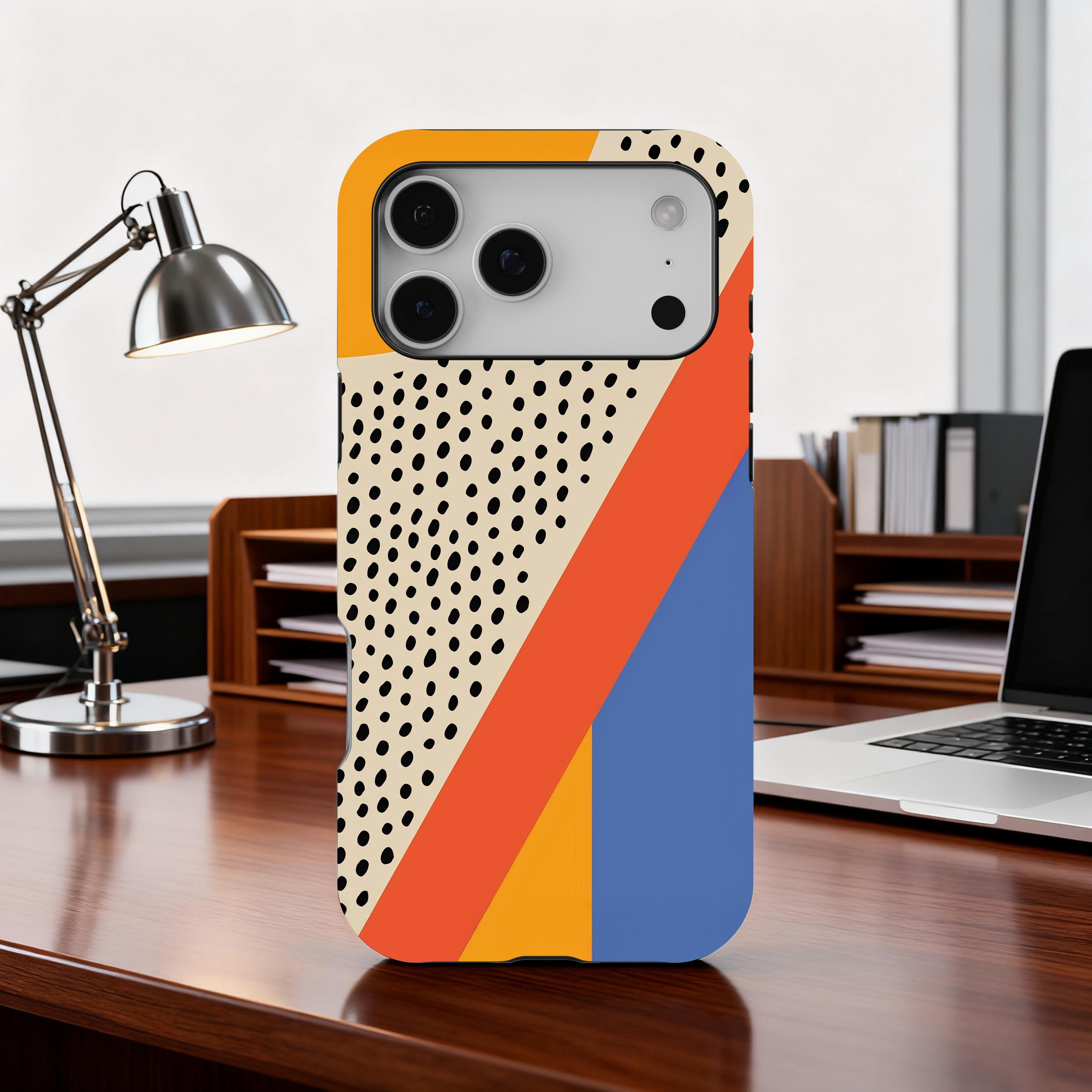 Dalmatian Spot Retro Pop Art Polka Dot Phone Case with iPhone 17 to 11 ...