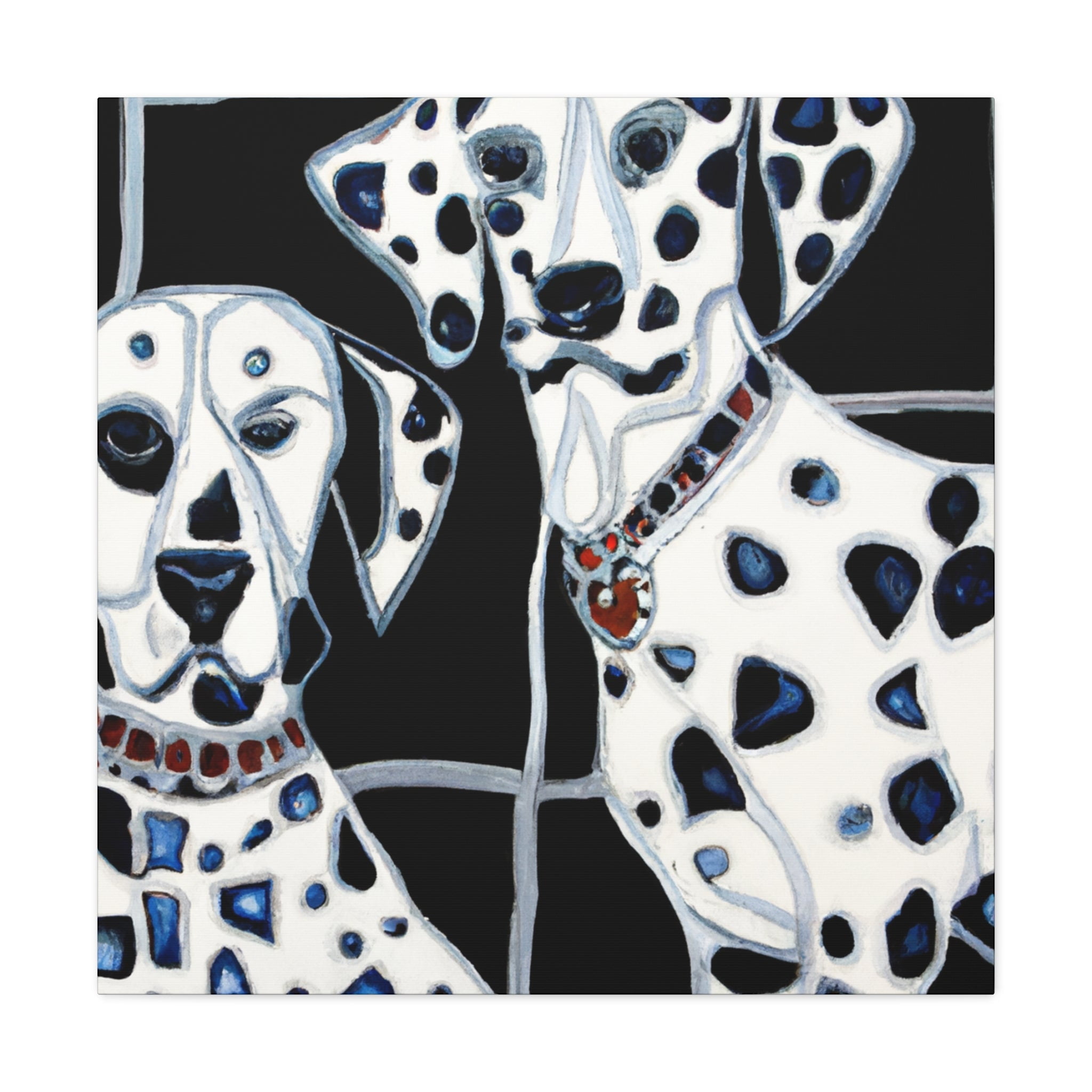 "Dalmatian in Deco." - Canvas - Walmart.com