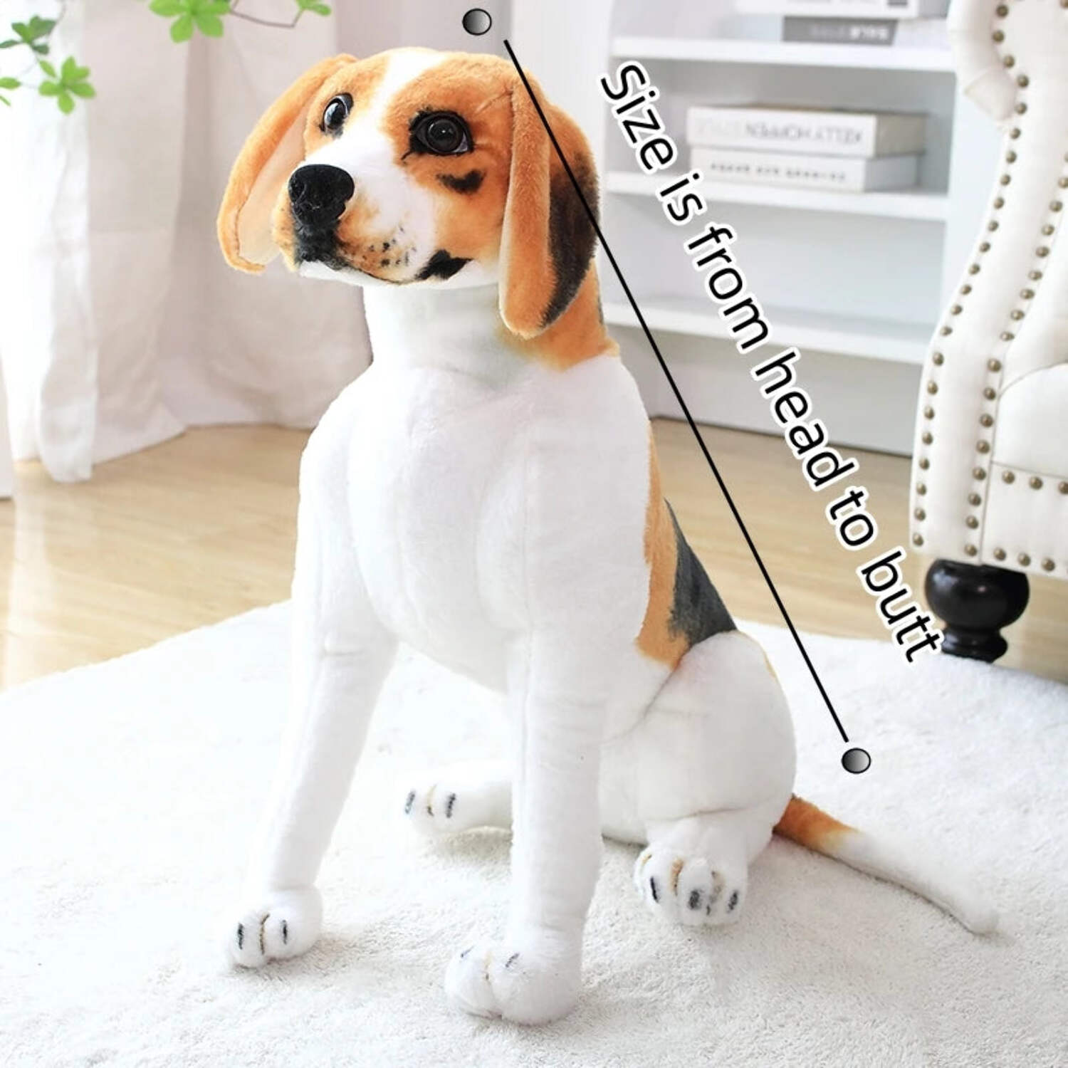 DalmatianPlush Dog Toy Realistic Stuffed Animals Wolfhound Plush Toys ...