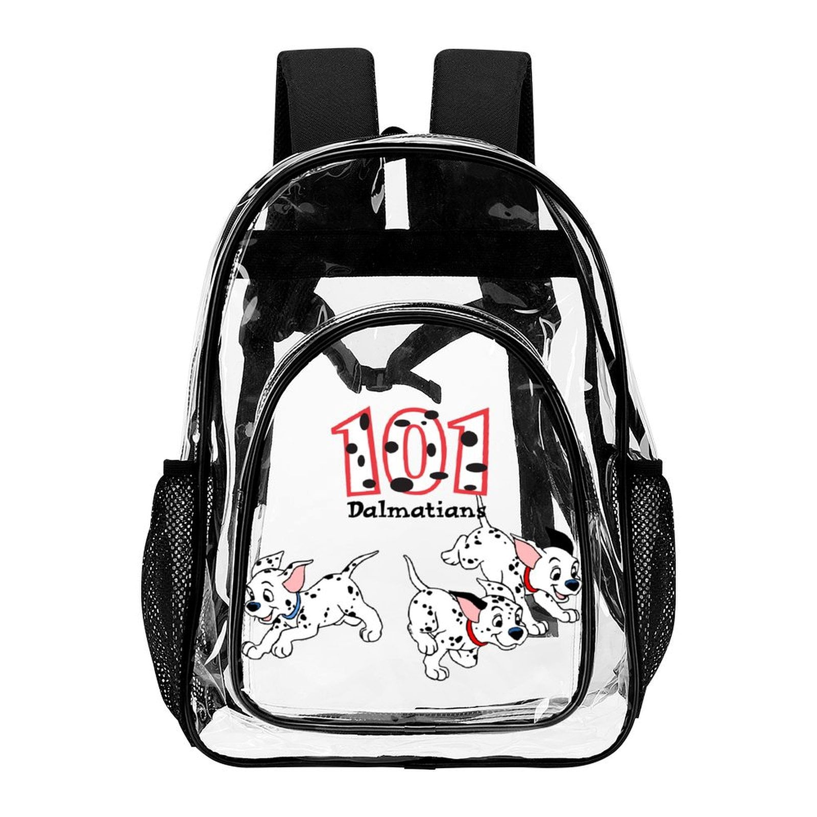 Dalmatians Clear Backpack with Front Pocket PVC Transparent Backpacks ...