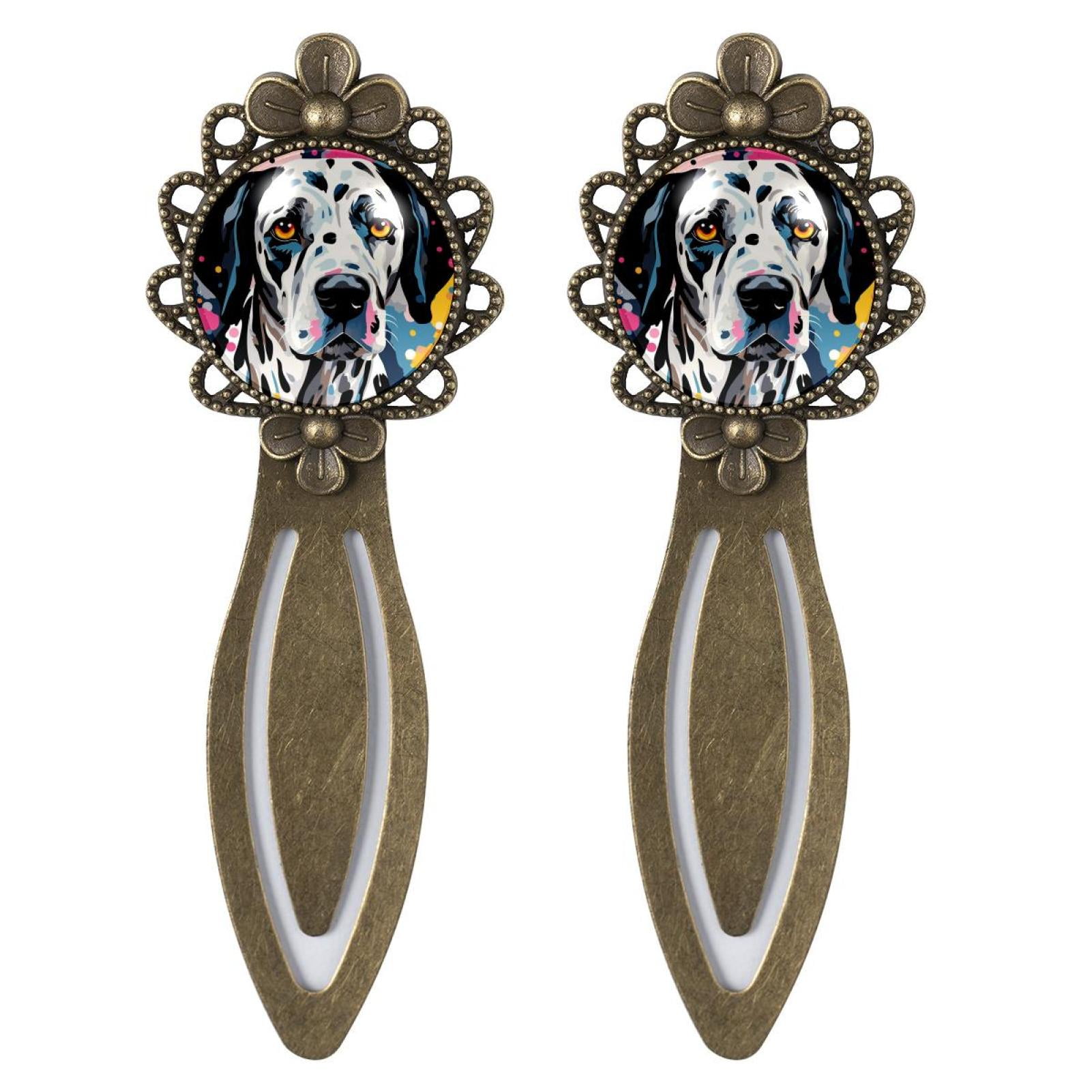 Dalmatians Copper-Colored Lace Bookmarks | Stainless Steel Reading ...