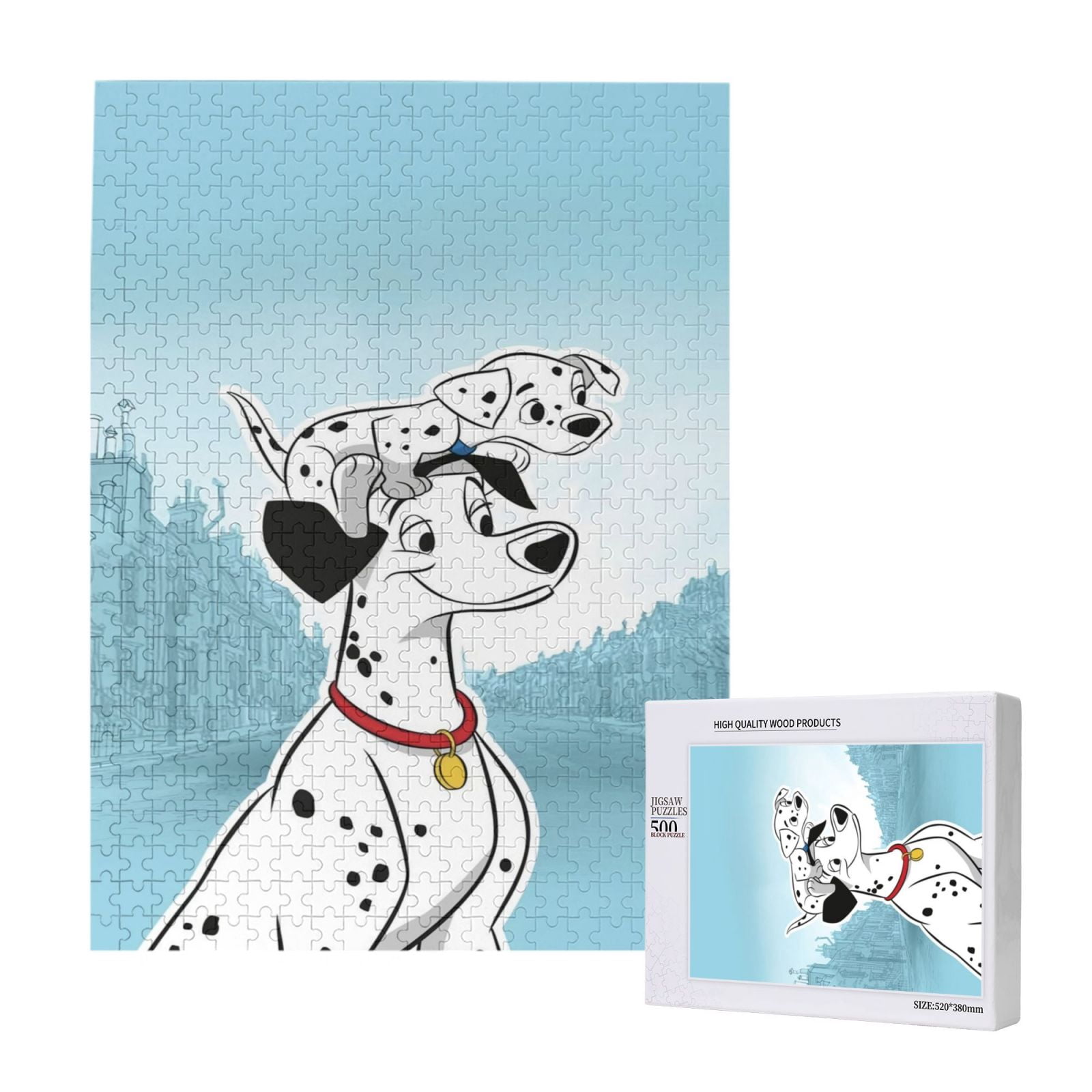 Dalmatians Jigsaw Puzzles 300/500/1000 Pieces Wooden Puzzles Gift for ...