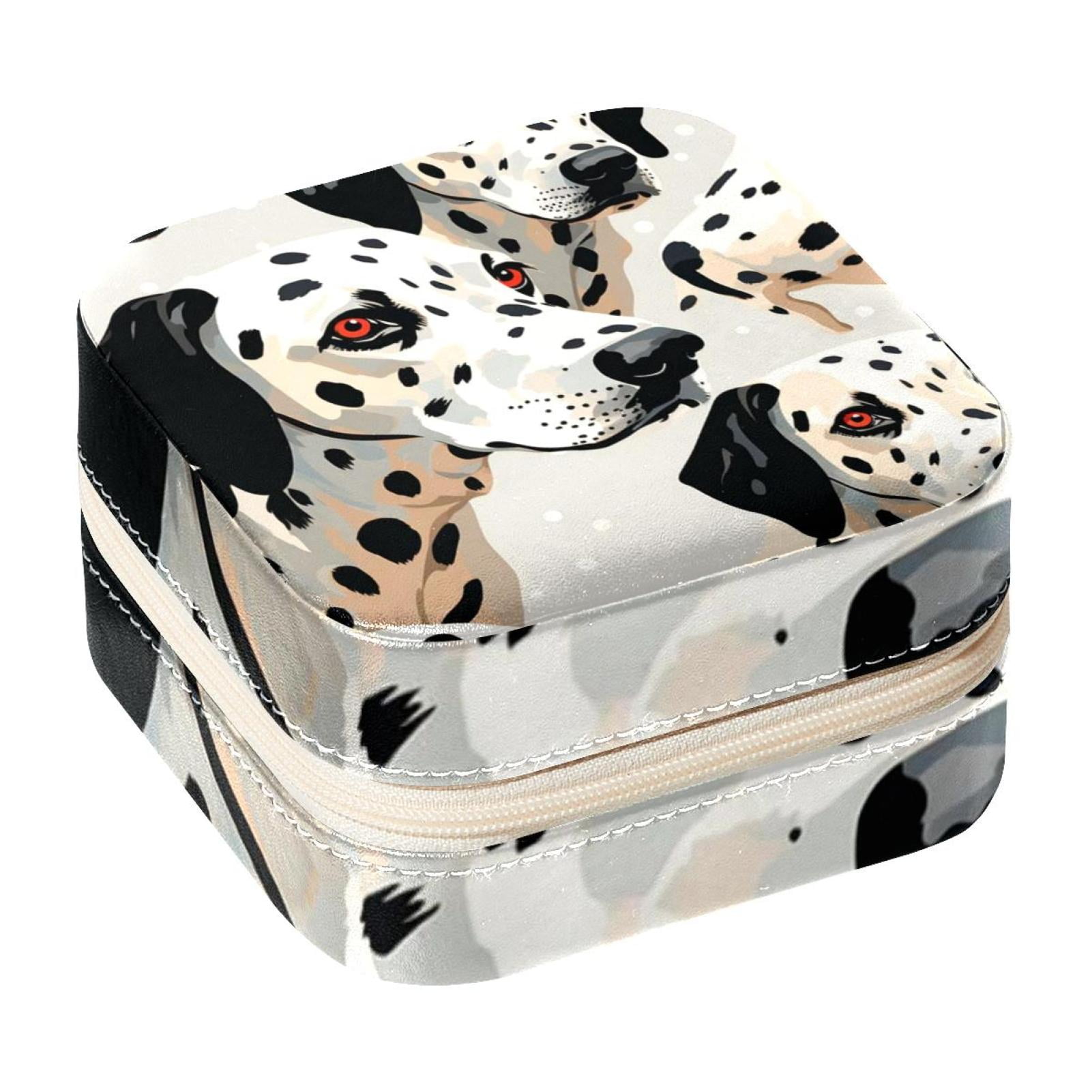 Dalmatians Travel Portable Square Jewelry Box: Storage Box, Decorative ...