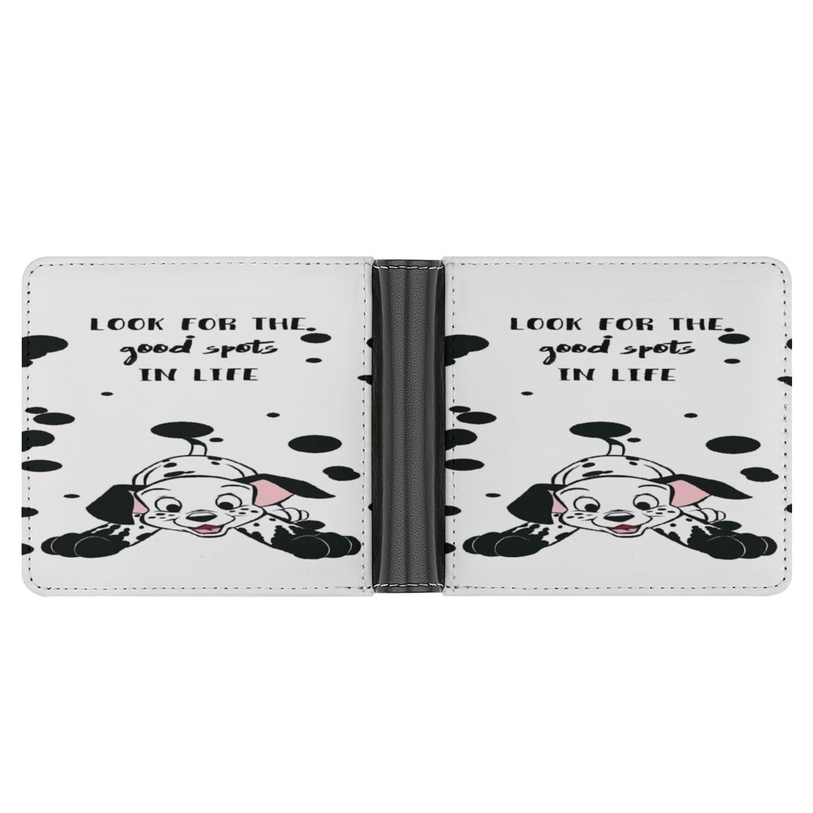 Dalmatians Wallet for Men Leather Purse Clutch Card Holders Travel ...