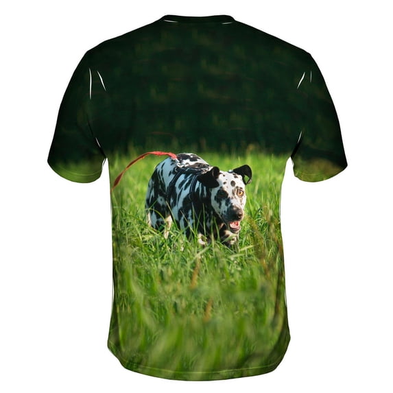 Dalmation On Hunt Mens T-Shirt All Over Print - Walmart.com