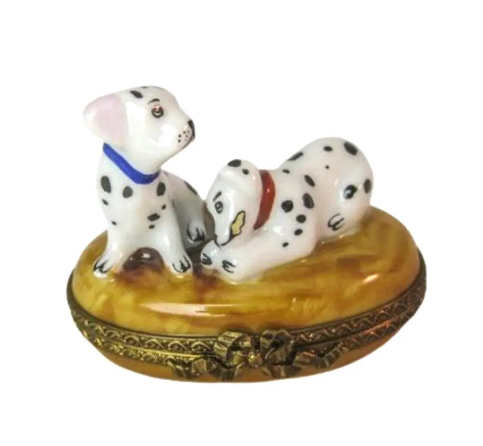 Dalmation Puppy Dogs Limoges Box Porcelain Figurine - Walmart.com