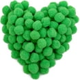 Dalrosia 150PCS Pom Poms, 2.5CM Fuzzy Pompom Puff Balls for DIY ...