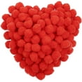 Dalrosia 150PCS Pom Poms, Fuzzy Pompom Puff Balls, 1 Inch Craft Pom ...