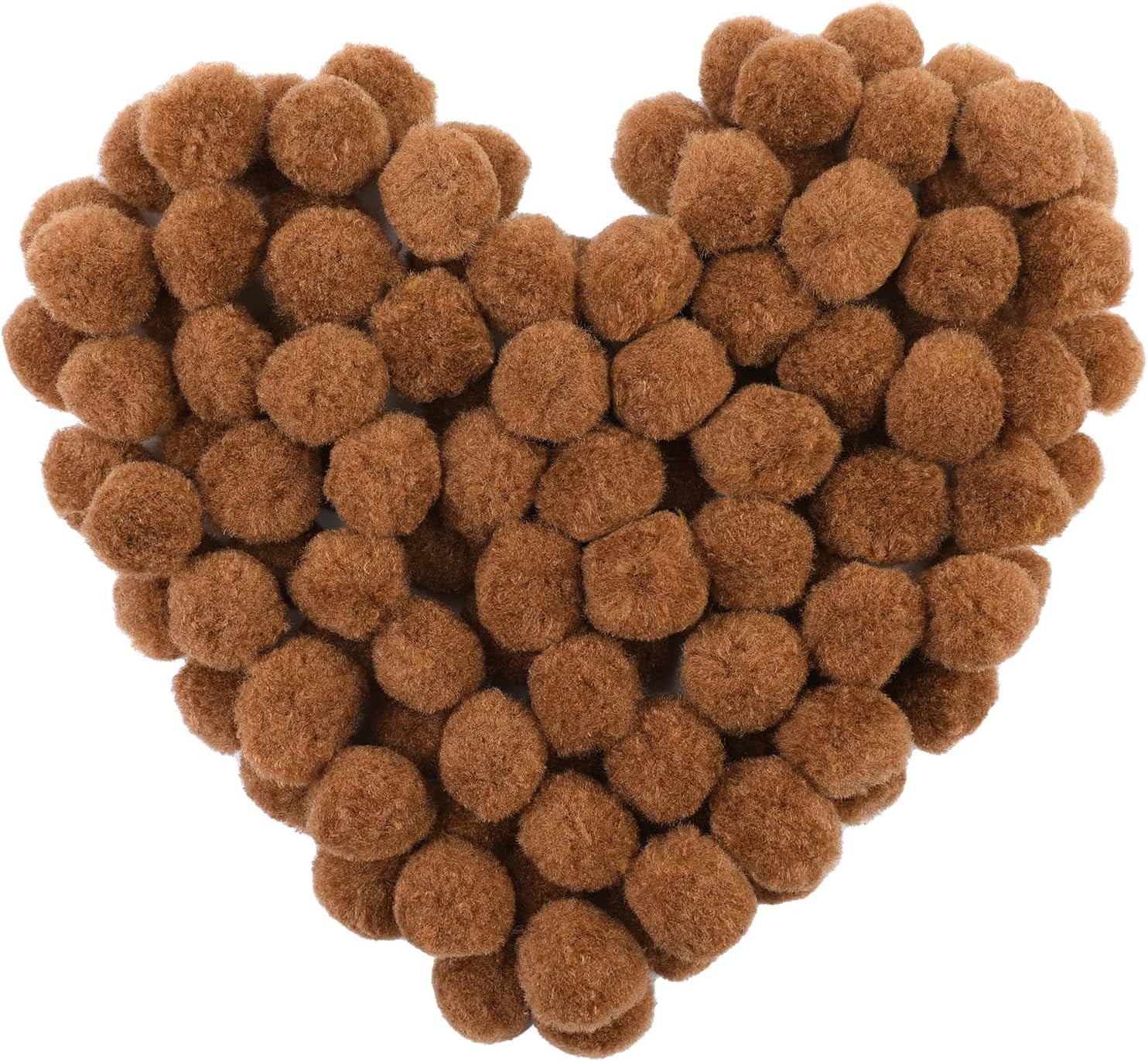 Dalrosia 150PCS Pom Poms, Fuzzy Pompom Puff Balls, 1 Inch Craft Pom ...