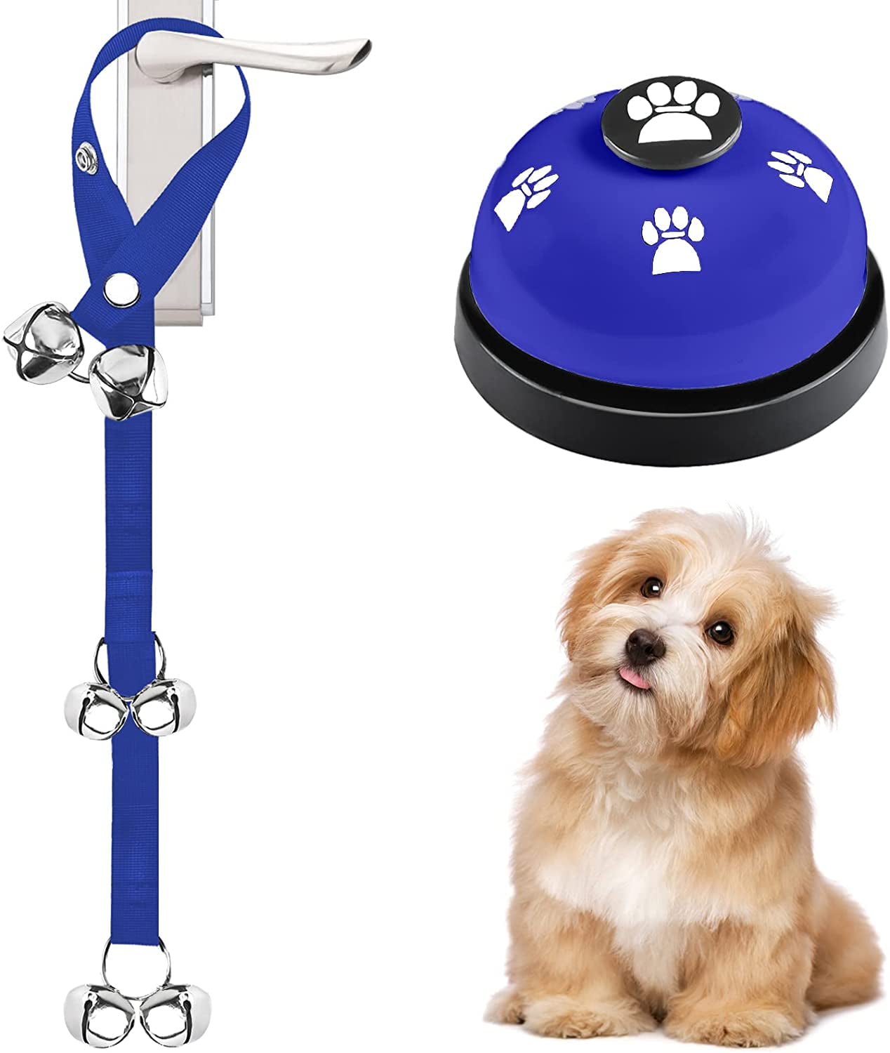 Dalrosia 2PCS Dog Doorbells, Pet Training Bells for Go Outside Potty ...