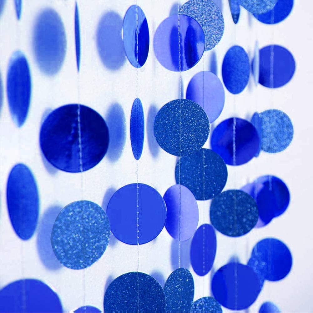 Dalrosia 4PCS Paper Circle Dots Garland Hanging Circle Paper for ...