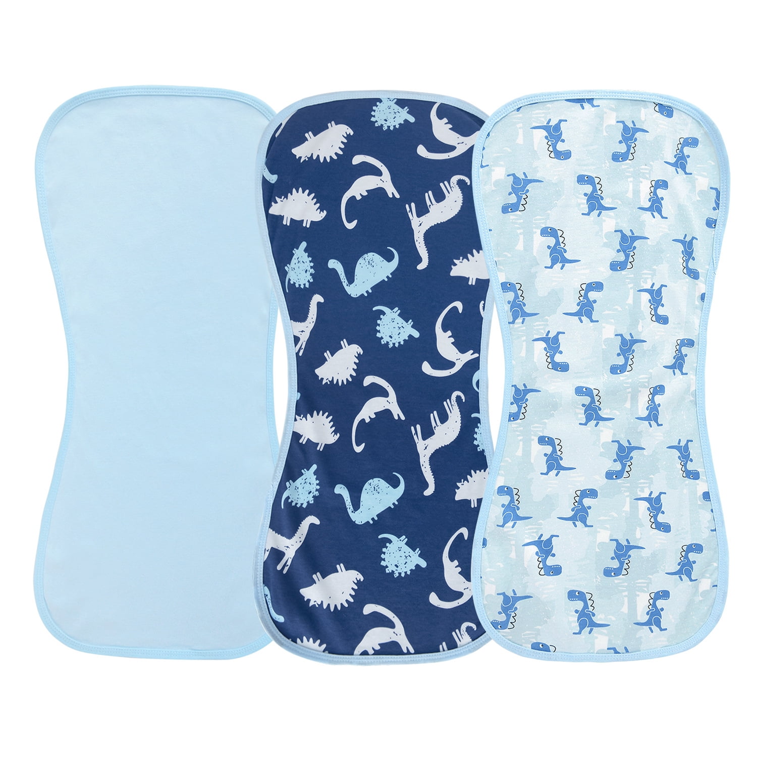 Dalrosia Baby Burp Cloths 3 Pack Burping Cloths for Babies Boys Girls ...