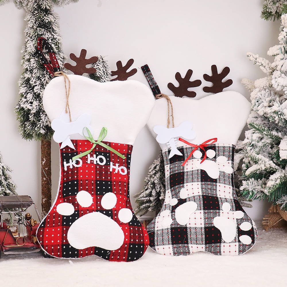 Dalrosia Christmas Stocking for Dogs with Pet Name Personalized Custom ...