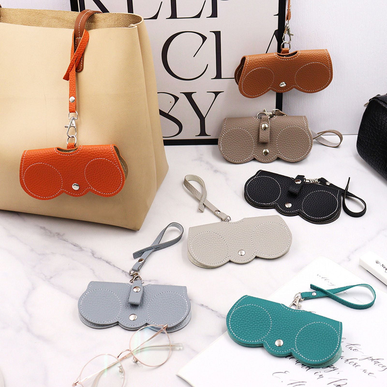 Dalrosia Glasses Case Holder Portable Slim Sunglasses Pouch Soft ...