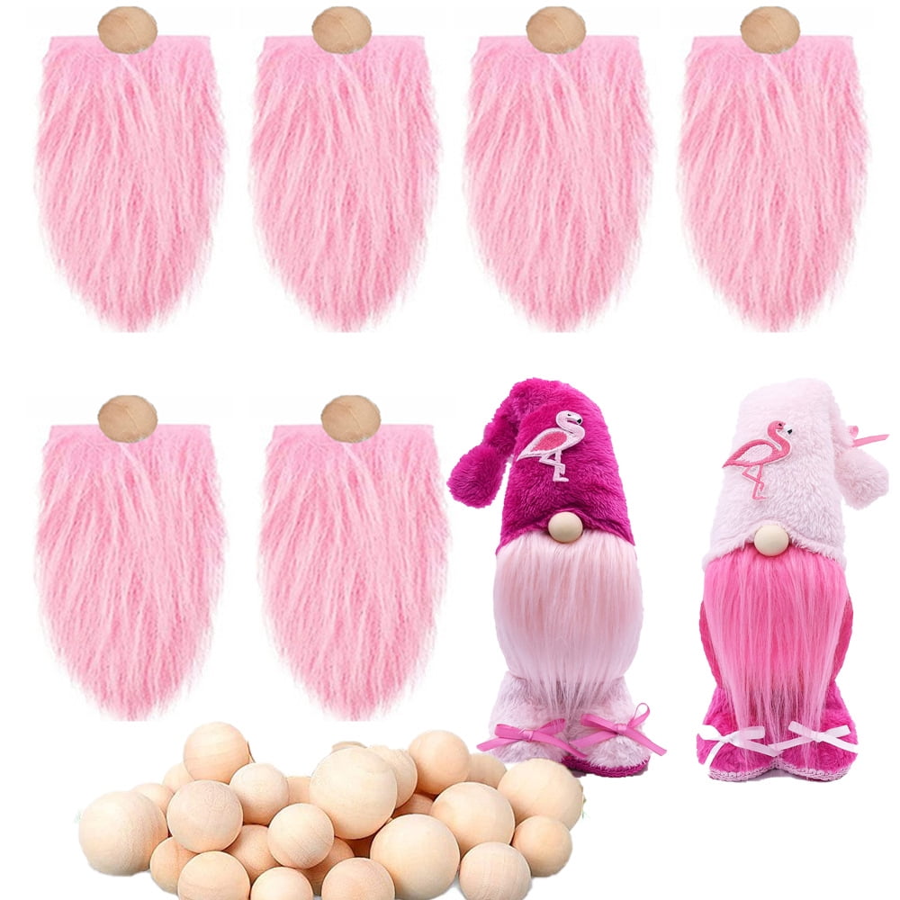 Dalrosia Gnome Beards for Crafting, 6PCS Pre-Cut Christmas Gnome Beards ...