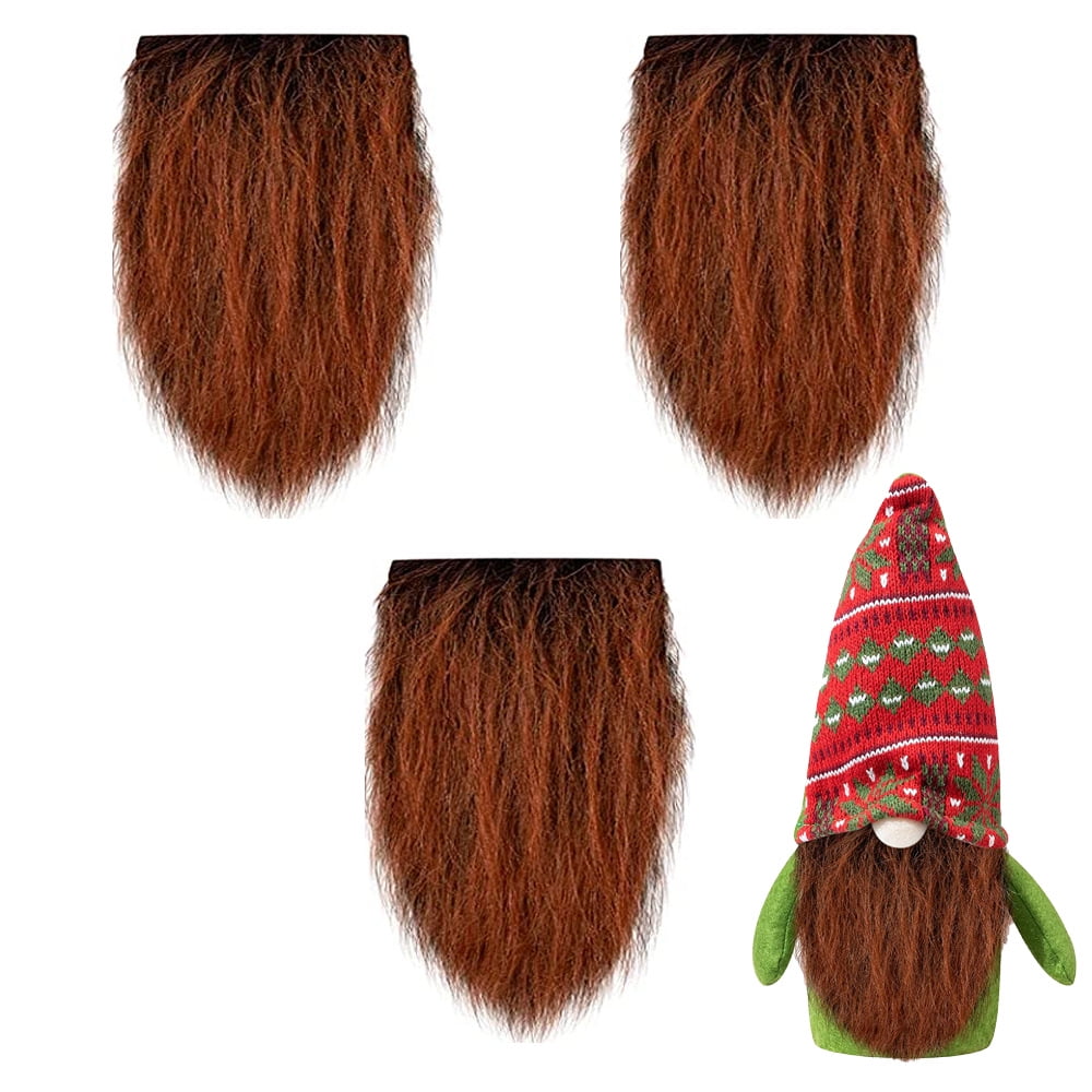 Dalrosia Gnome Beards for Crafting Easter Day Faux Fur Fabric Precut ...