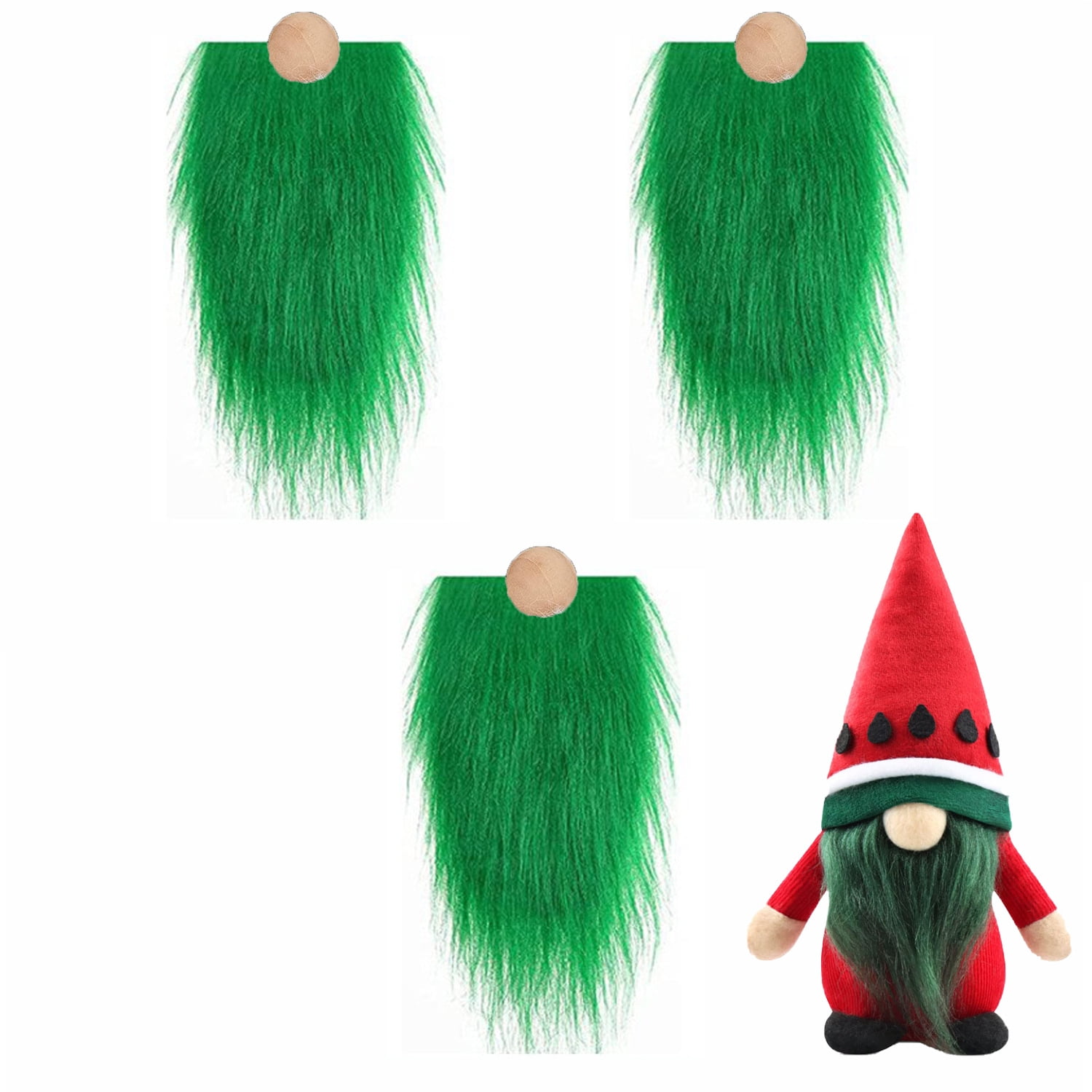 Dalrosia Gnome Beards for Crafting Easter Day Faux Fur Fabric Precut ...