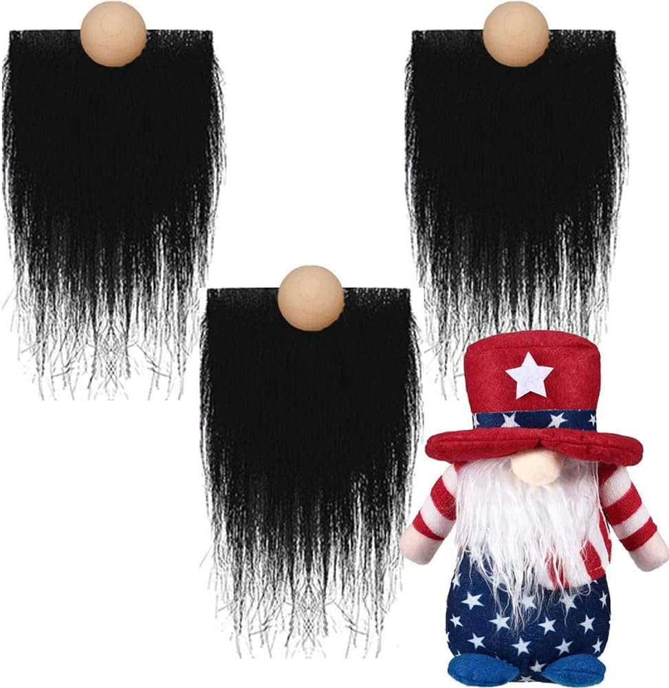 Dalrosia Gnome Beards for Crafting Easter Day Faux Fur Fabric Precut ...