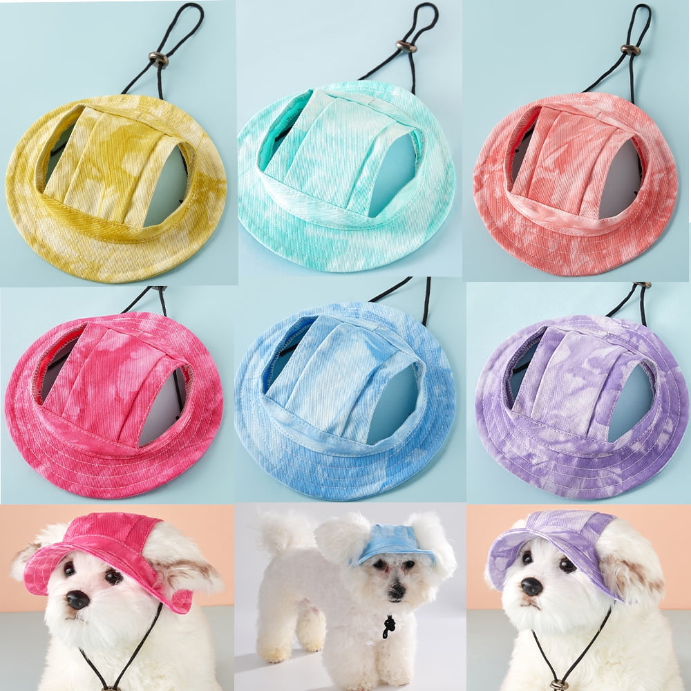 Dalrosia Pet hat with Ear Holes Sunscreen Baseball Cap Suitable for ...