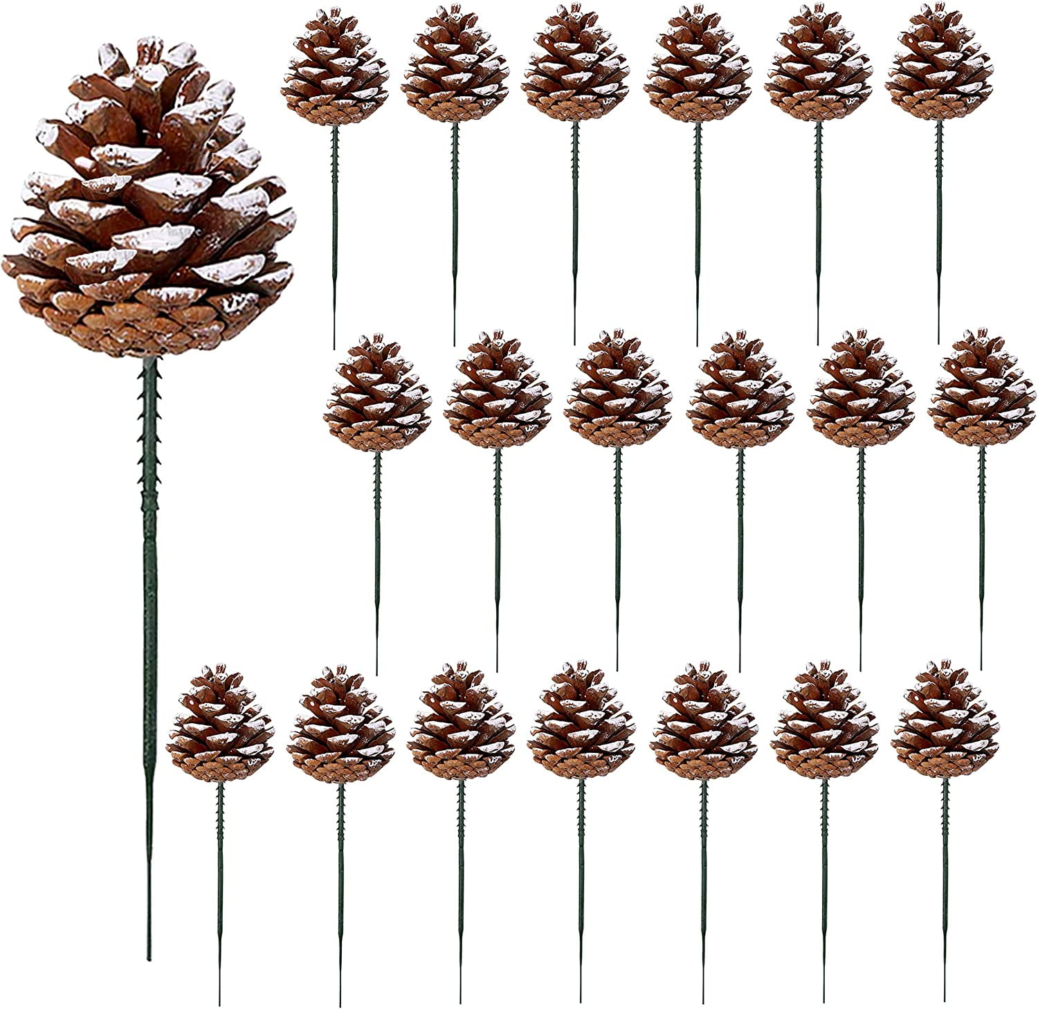 Dalrosia Pinecones Natural Christmas Pine Cones for Christmas Tree with ...