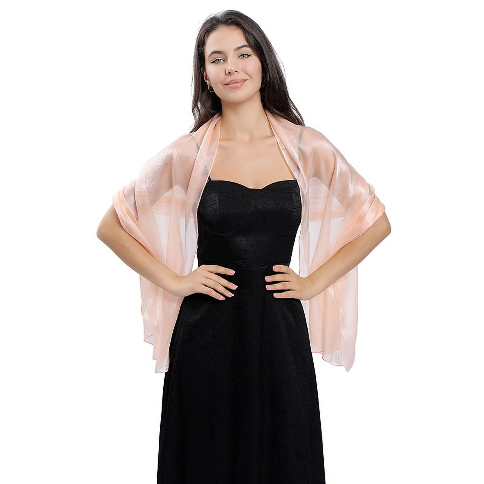 Dalrosia Silky Shawls and Wraps for Evening Dresses Women Sheer Soft ...