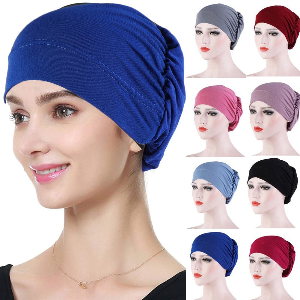 Dalrosia Slouchy Hair Loss Beanies Hats Soft Cotton Cancer Hat Stretchy ...