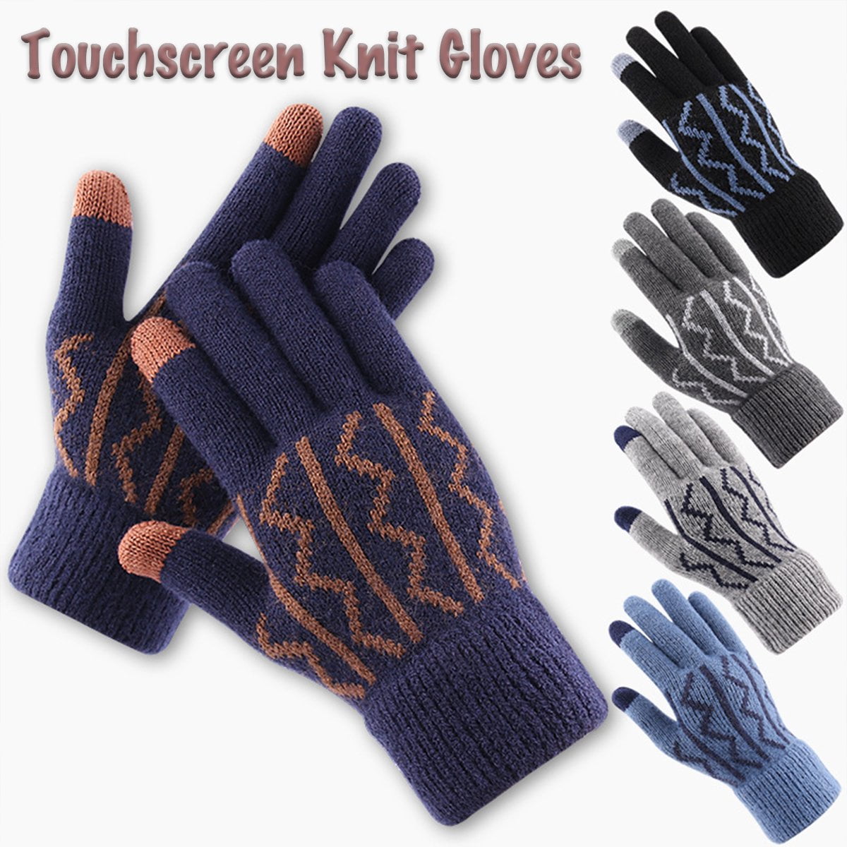 Dalrosia Winter Gloves for Men Women, Touch Screen Texting Warm Gloves ...