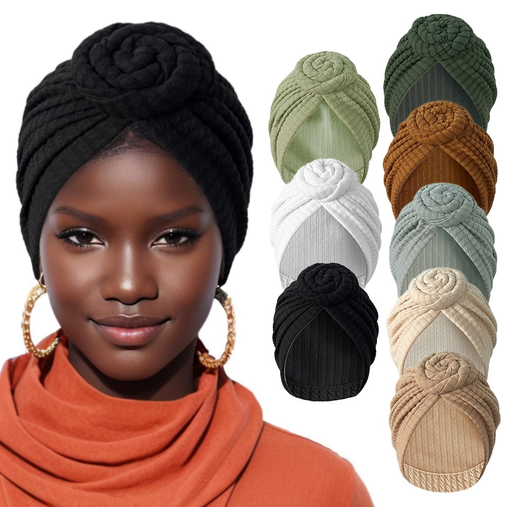 Dalrosia Women Turbans Head Wraps Scarves for Women, Headwear Turbans ...