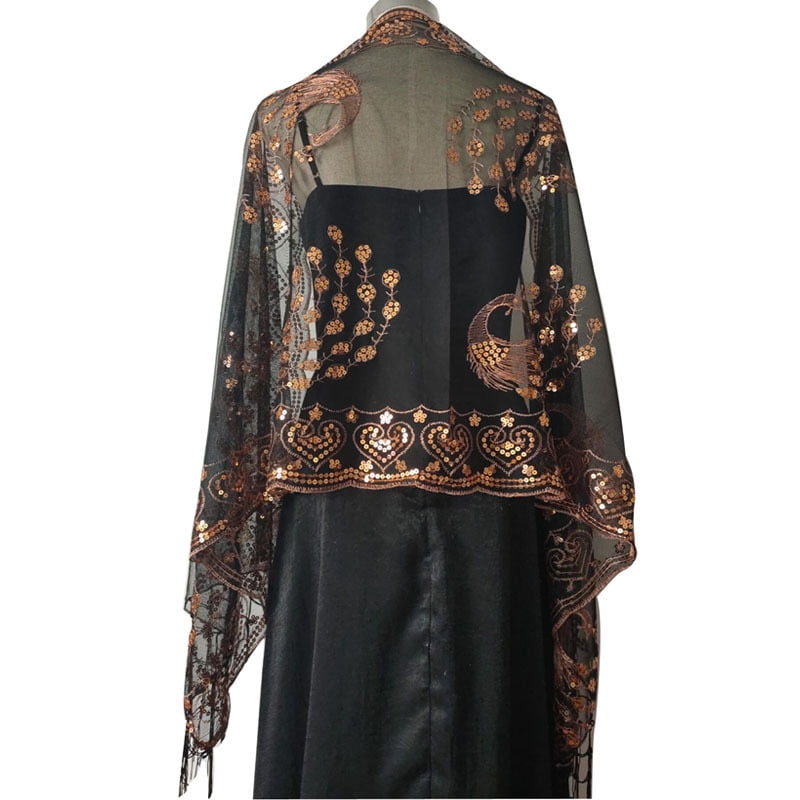 Dalrosia Women's 1920s Shawls and Wraps for Evening Party Dress ...