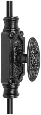 Dalston 6 feet Window Cast Iron Cremone Bolt | Black Powder Coated ...