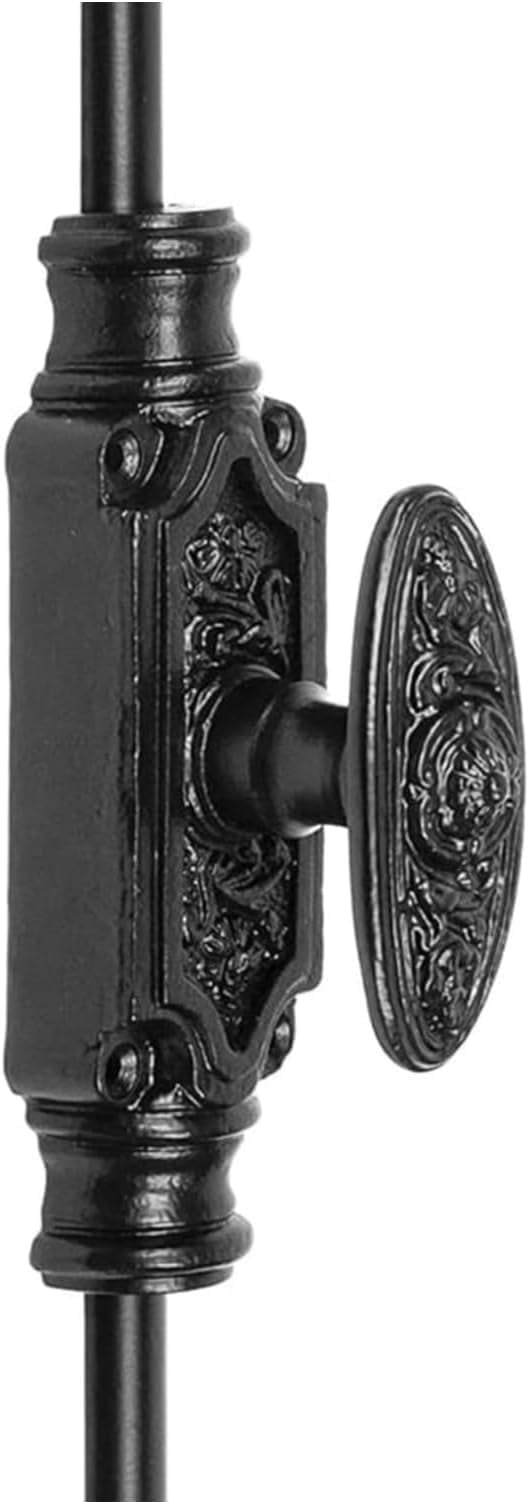 Dalston 6 feet Window Iron Cremone Bolt | Black Powder Coated, Classic ...