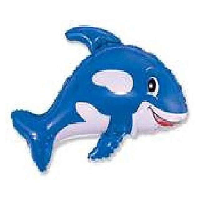 DalvayDelights Blue Whale Orca White Killer 33" Tropical Ocean Luau ...