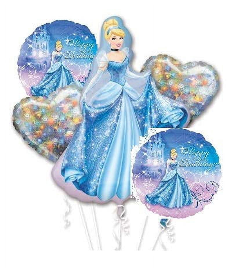 DalvayDelights Cinderella Balloon Bouquet - Cinderella Balloons - 5 ...