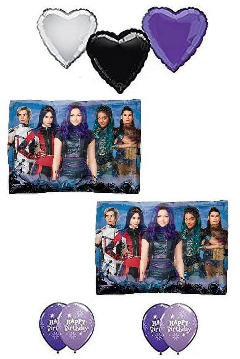 DalvayDelights Disney The Descendants #3 Happy Birthday Mylar Latex ...